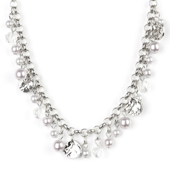 paparazzi | Jewelry | Paparazzi Coastal Cache Silver Necklace And ...